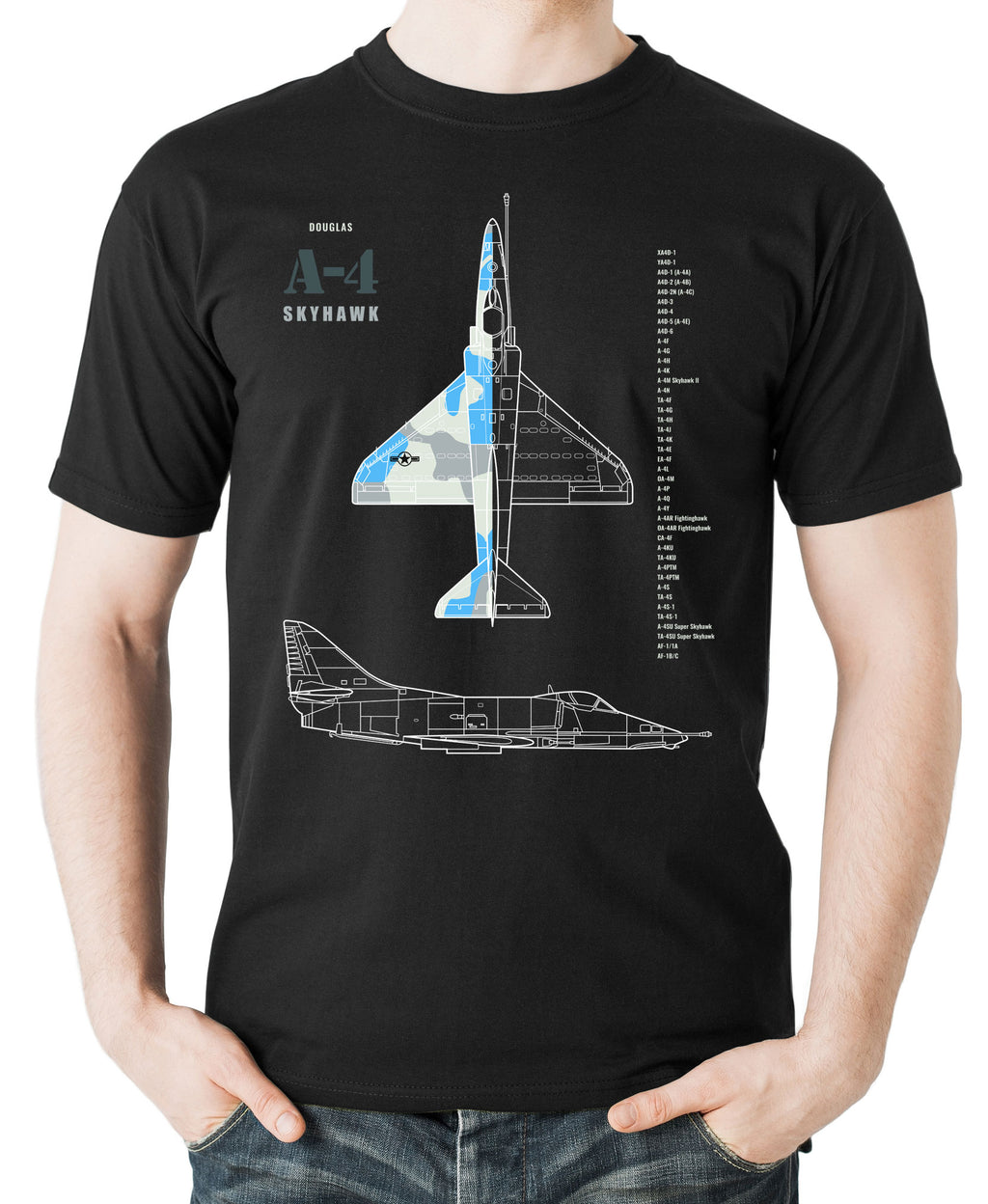 T-SHIRT tagged "A-4 Skyhawk"Flyingraphics